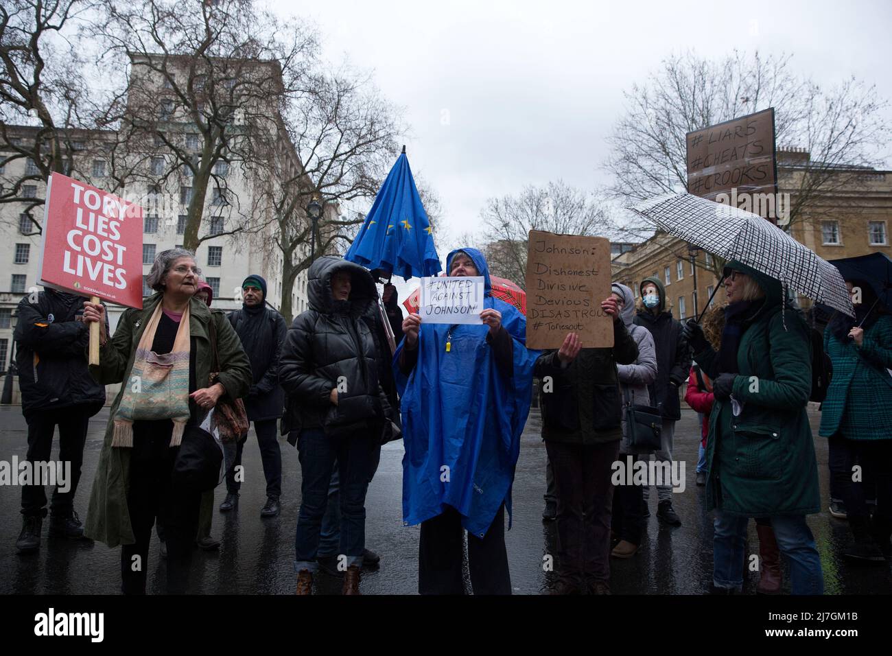 Conservative blue umbrella hi-res stock photography and images - Alamy