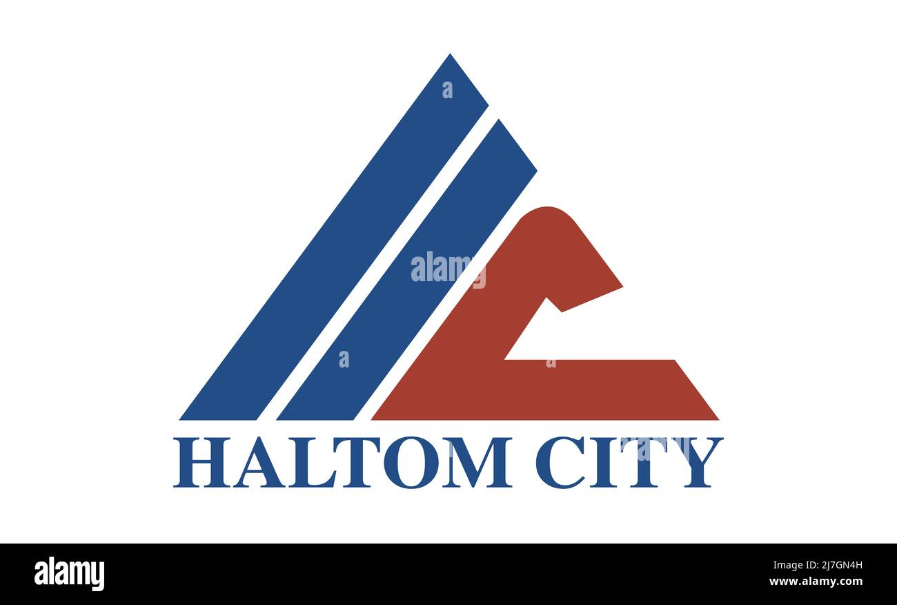 The flag of the city of Haltom City Texas USA Stock Photo - Alamy
