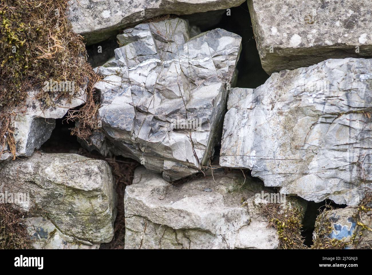 Upland limestone produces distinctive features hi-res stock photography ...