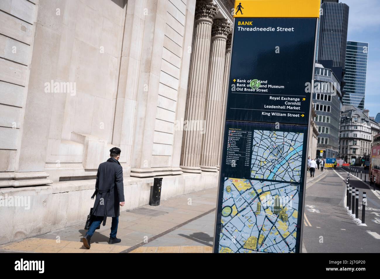 Square mile city of london map hi-res stock photography and images - Alamy