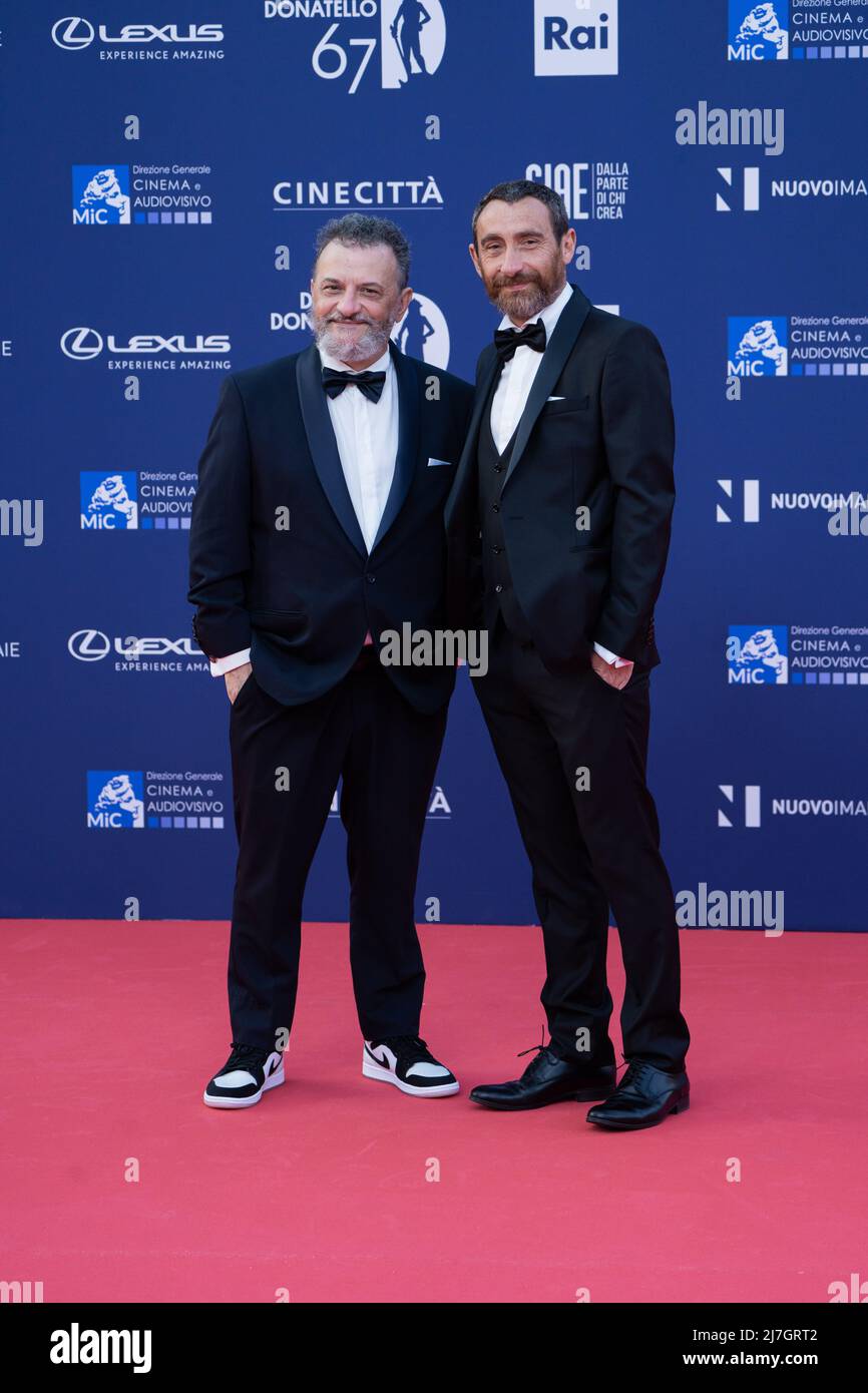 Rome, Italy, May 3, 2022 - Marco Manetti and Antonio Manetti attends at ...