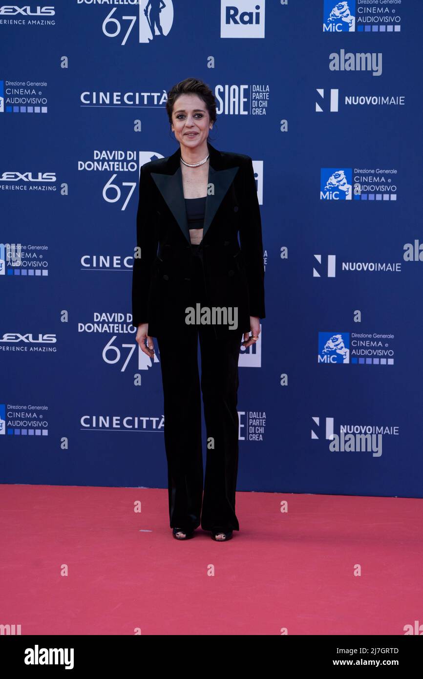 Rome, Italy, May 3, 2022 - Vanessa Scalera attends at the red carpet at ...
