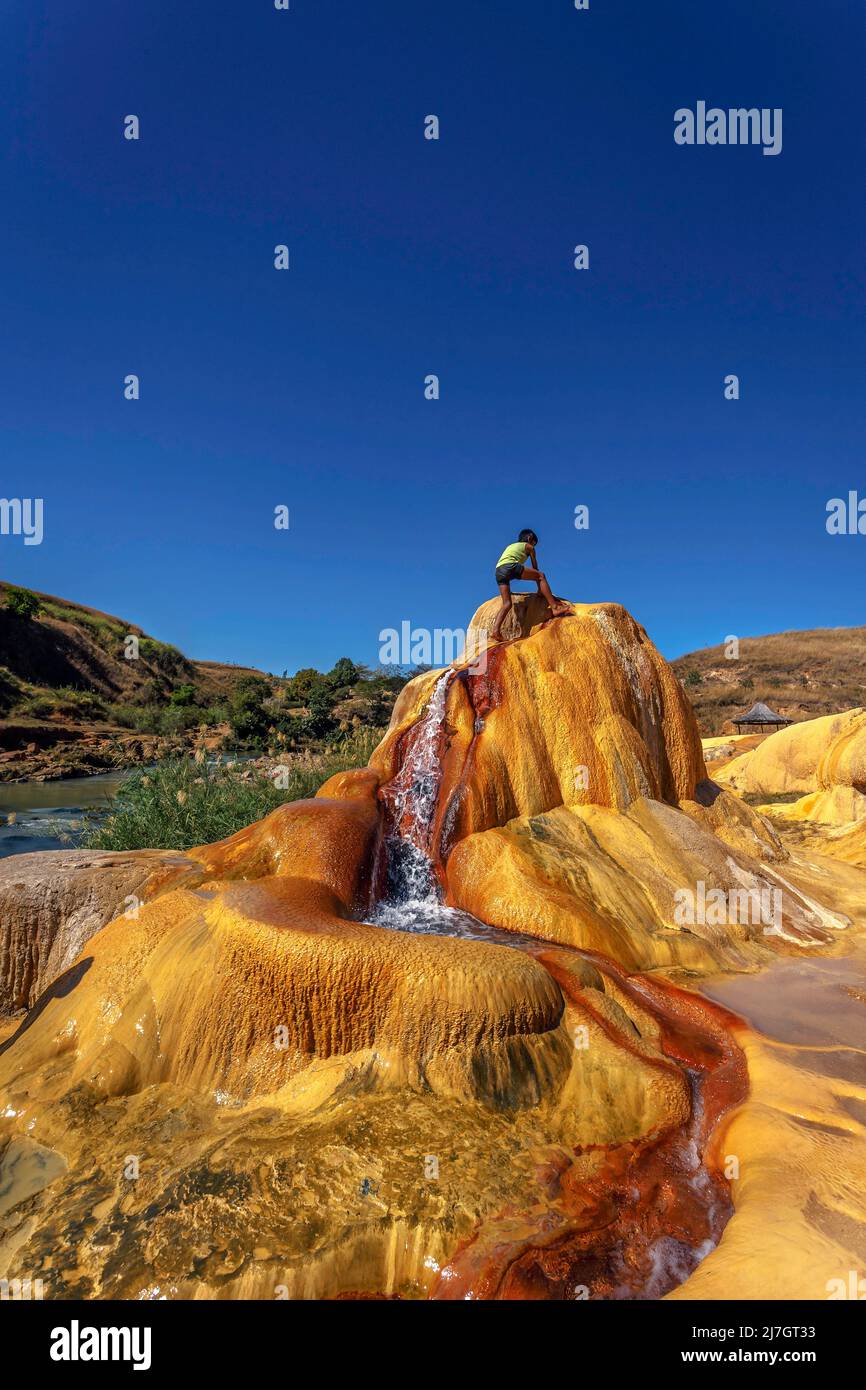 Geysers geyser steam water hot heat hi-res stock photography and images ...