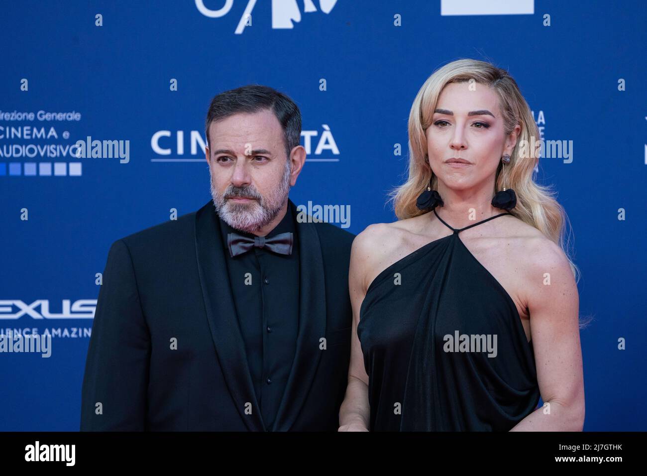 Rome, Italy, May 3, 2022 - Fausto Brizzi with his wife Silvia Salis ...