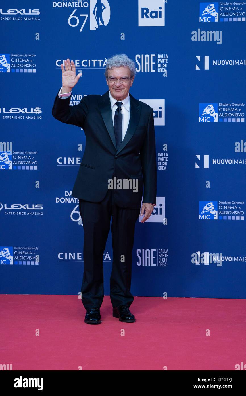 Rome, Italy, May 3, 2022 - Mario Martone attends at the red carpet at ...