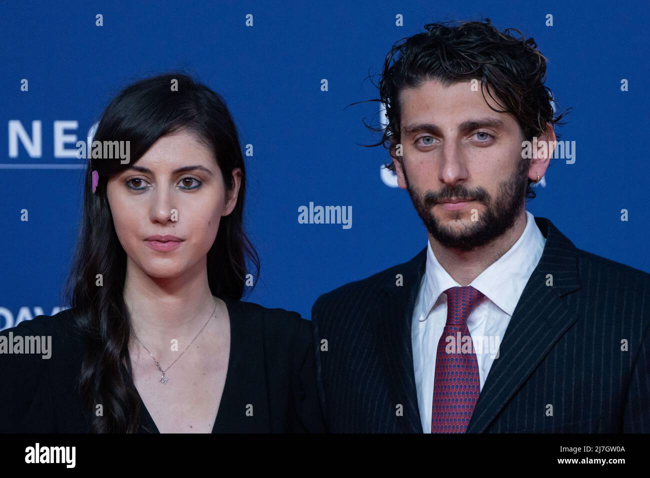 Rome, Italy, May 3, 2022 - Pietro Castellitto with his sister Maria ...