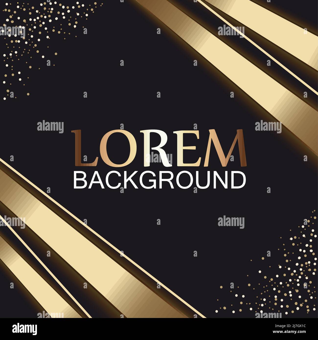 golden stripes frame Stock Vector Image & Art - Alamy