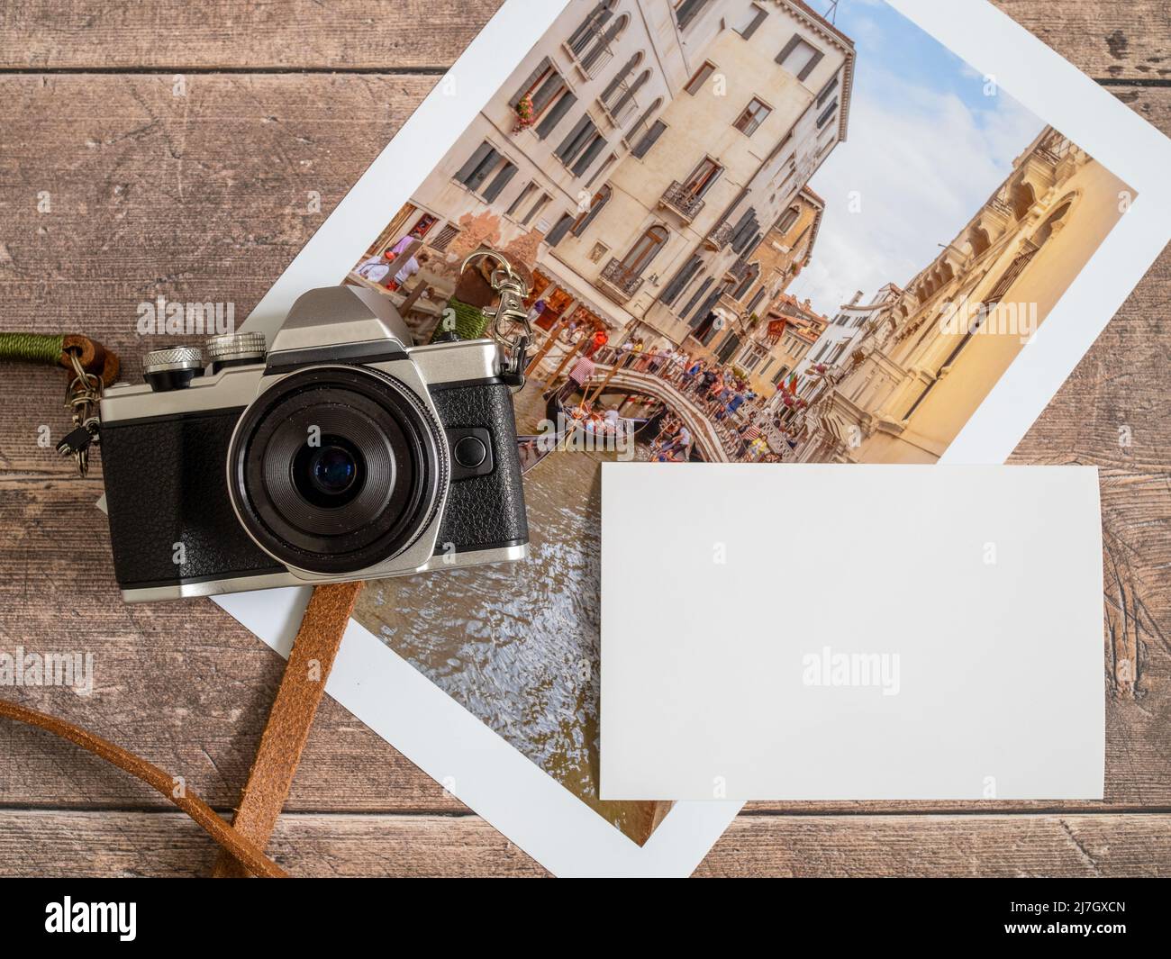 Travel concept with copy space postcard for mock up Stock Photo - Alamy