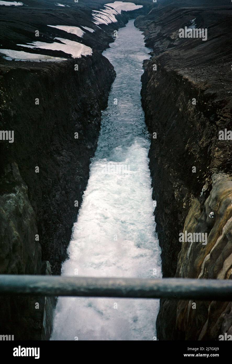 Narrow water channel called a leet for hydroelecricity HEP generation ...