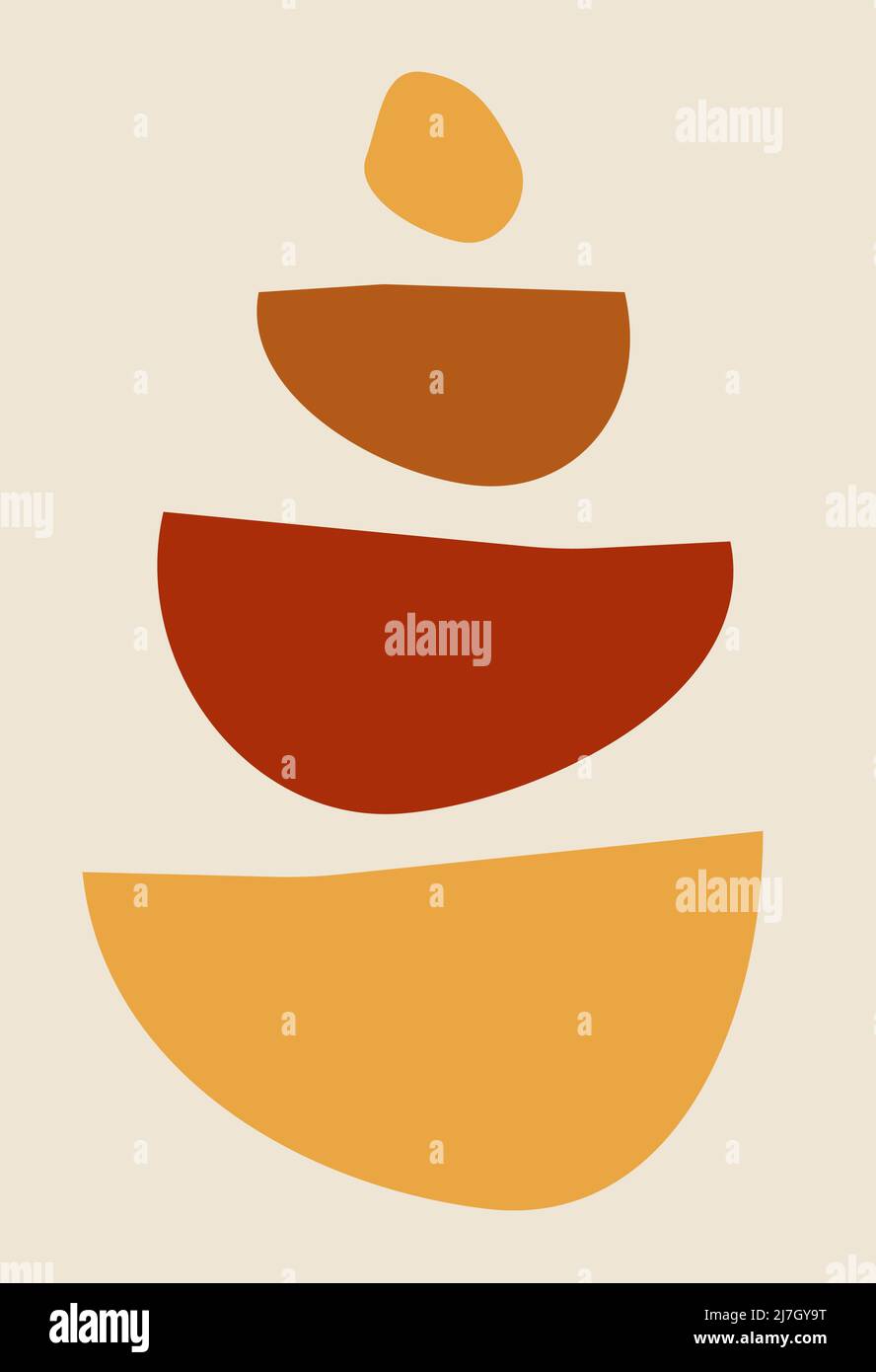 Modern geometric background. Boho style. Geometric shapes with texture ...