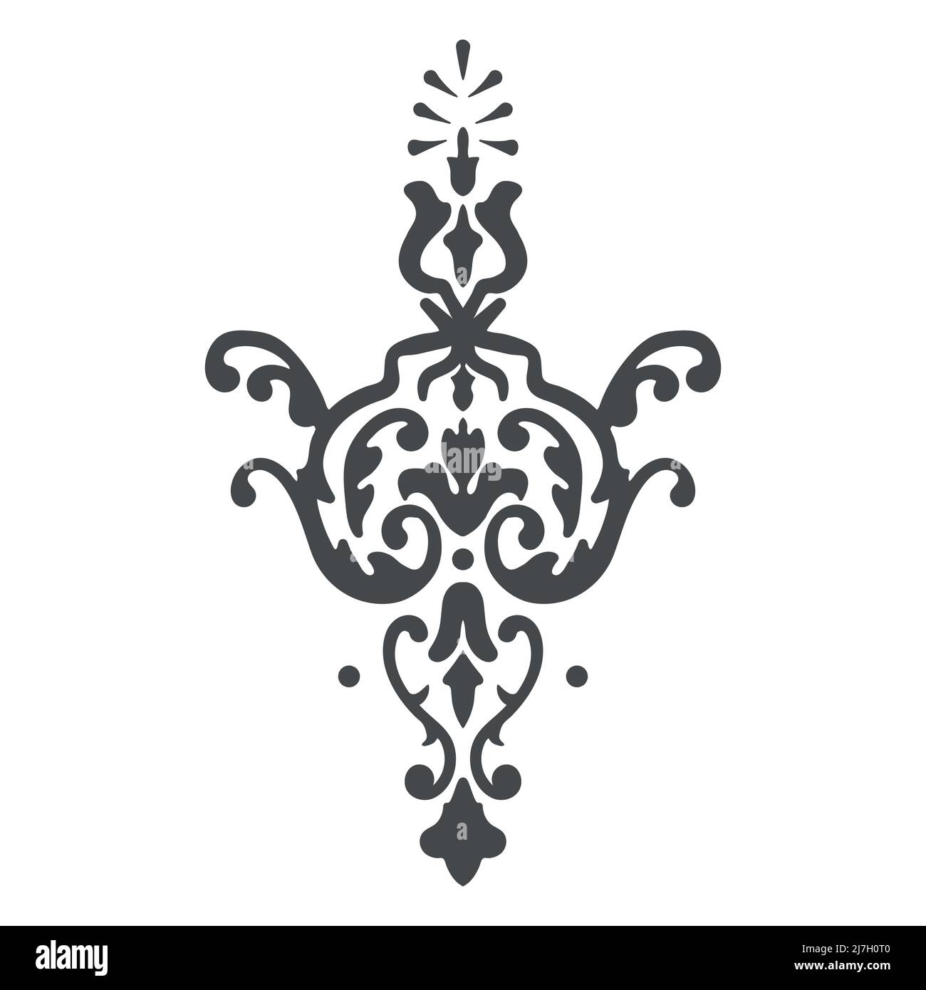 Vintage baroque ornament, retro pattern Stock Vector Image & Art - Alamy