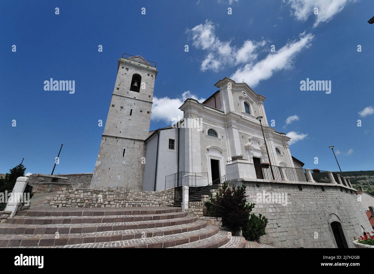 Capracotta, Parish Church of Santa Maria in Cielo Assunta Stock Photo ...