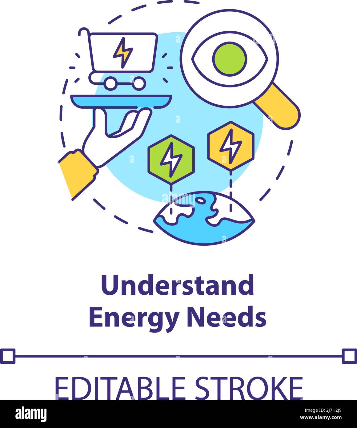 Understand energy needs concept icon Stock Vector Image & Art - Alamy Understand energy needs concept icon Stock Vector Image & Art - Alamy