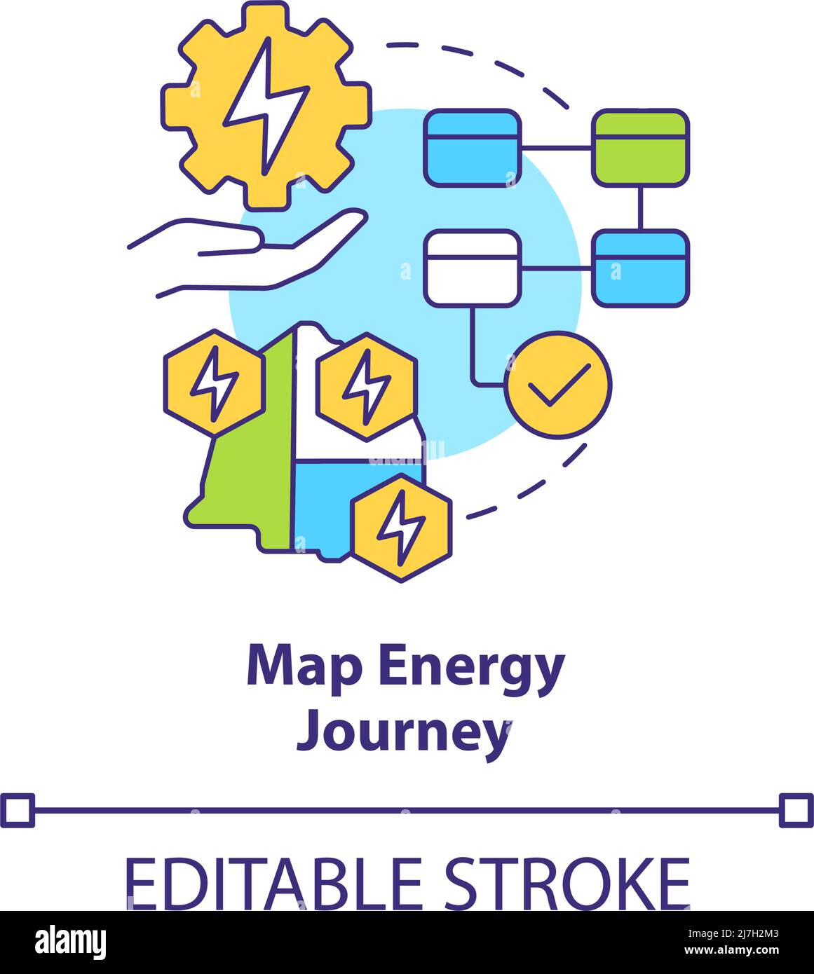 Journey mapping Stock Vector Images - Alamy