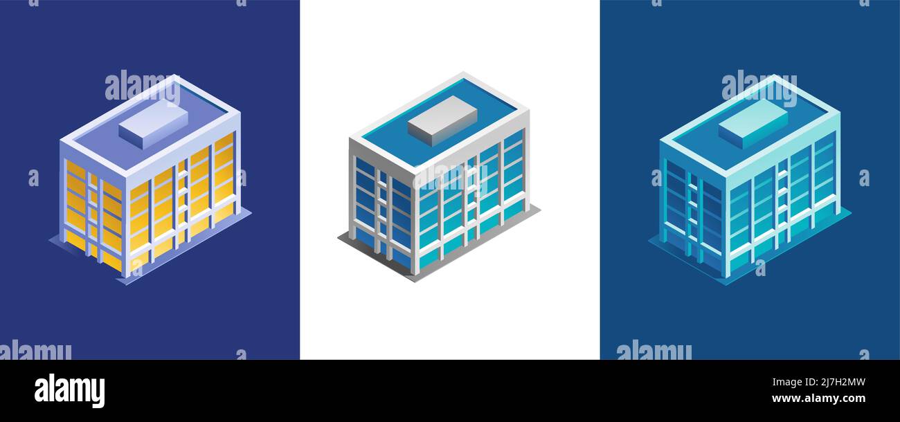 Front exterior view building Stock Vector Images - Alamy