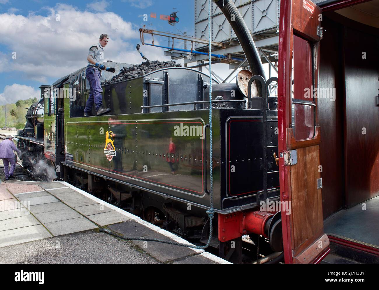 Maintenance steam locomotive hi-res stock photography and images - Alamy