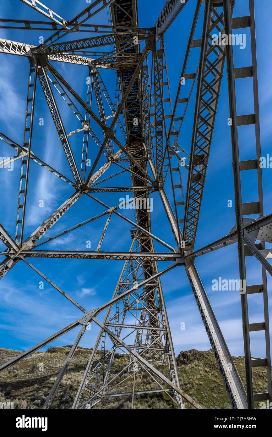 Joso High Bridge at Lyons Ferry State Park, WA Stock Photo - Alamy