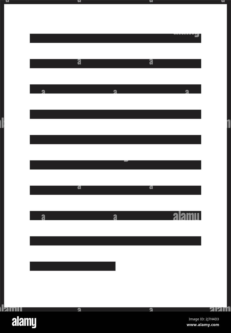 Contract icon vector for business file data and documentation report in ...