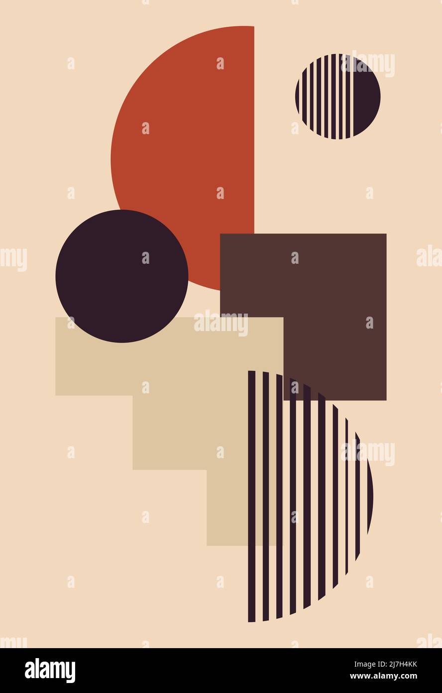 Abstract graphic background. Modern aesthetic background with geometric ...