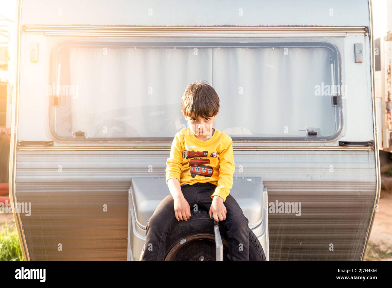 On vacation with the caravan hi-res stock photography and images - Alamy