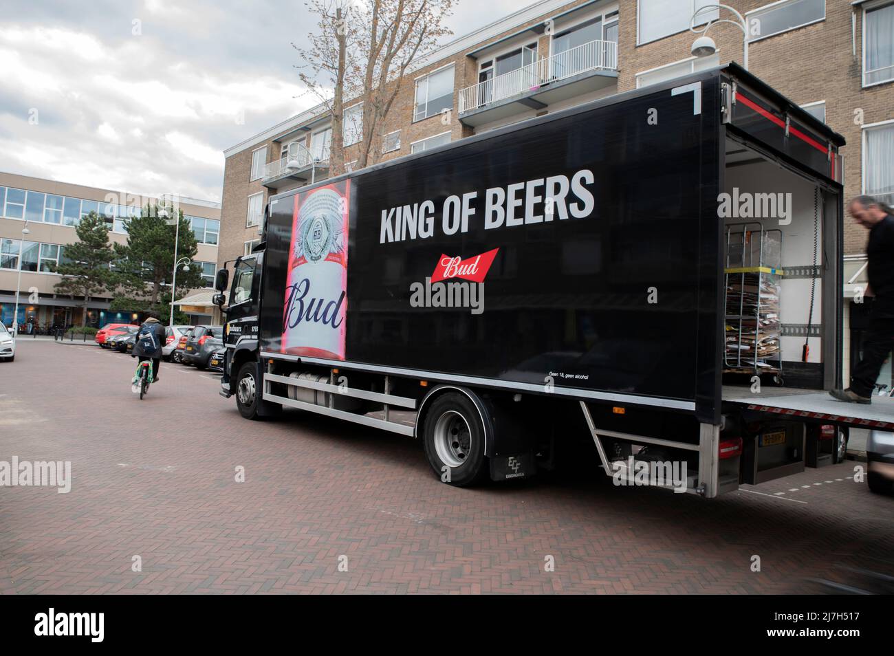 Backside Bud Beer Company Truck At Amsterdam The Netherlands 21-4-2022 ...