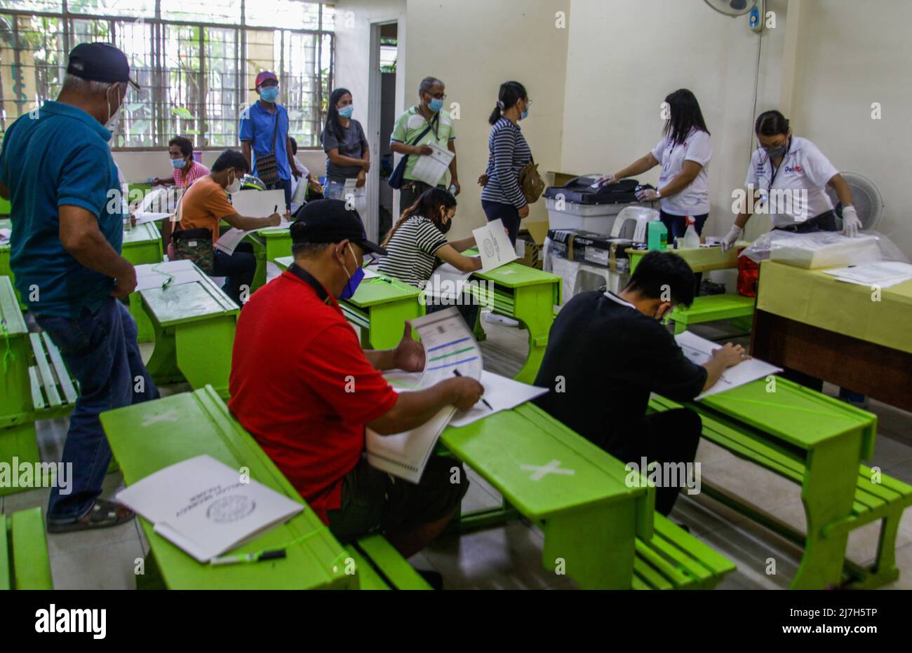Quezon City, Philippines. 09th May, 2022. National and local elections ...