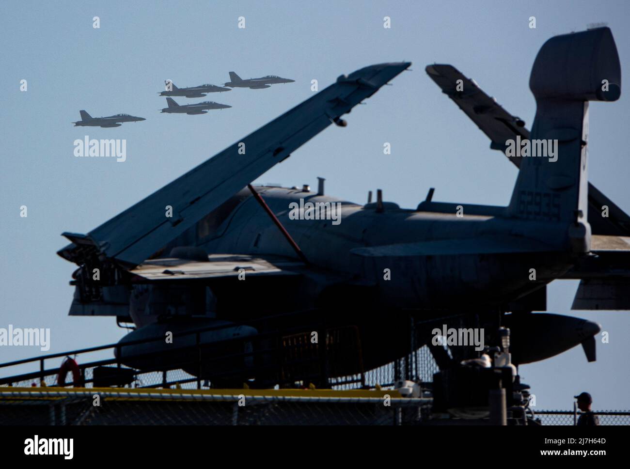 May 4, 2022, San Diego, California, USA: U.S. F/18 aircraft do a fly ...