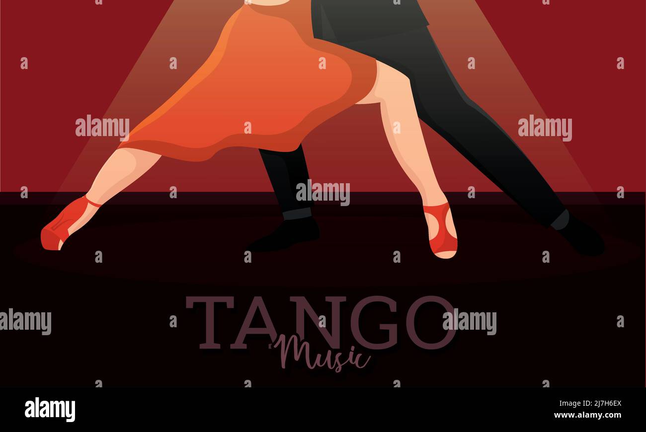 Isolated tango dance music vector illustration Stock Vector Image & Art ...