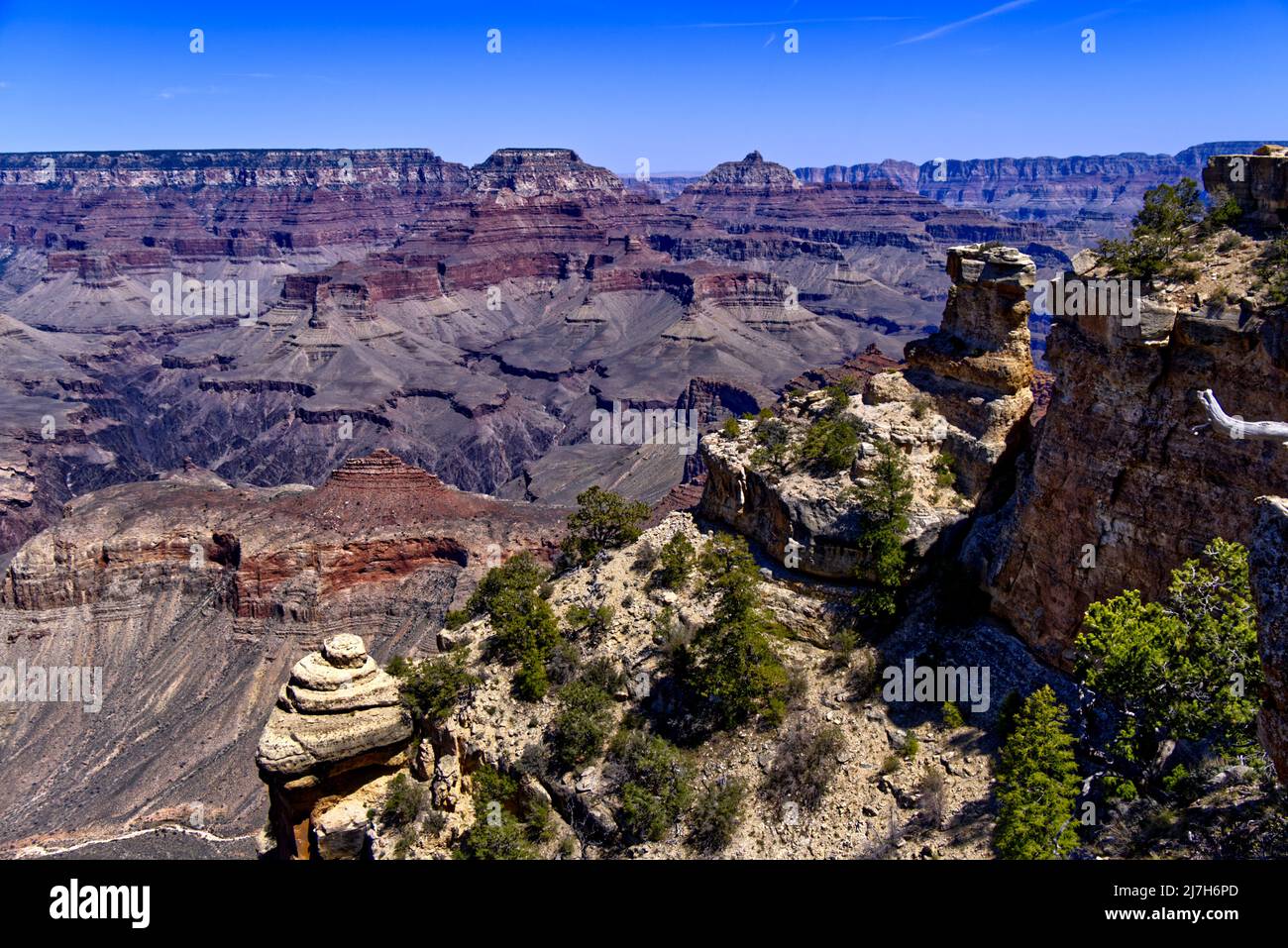 Grand Canyon - Yaki Point Stock Photo - Alamy