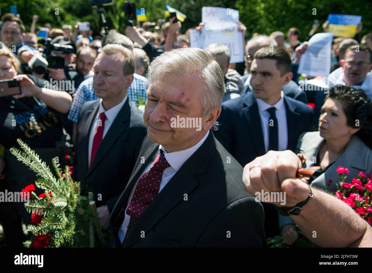 Warsaw, Poland. 09th May, 2022. Russia's ambassador to Poland, Sergey ...