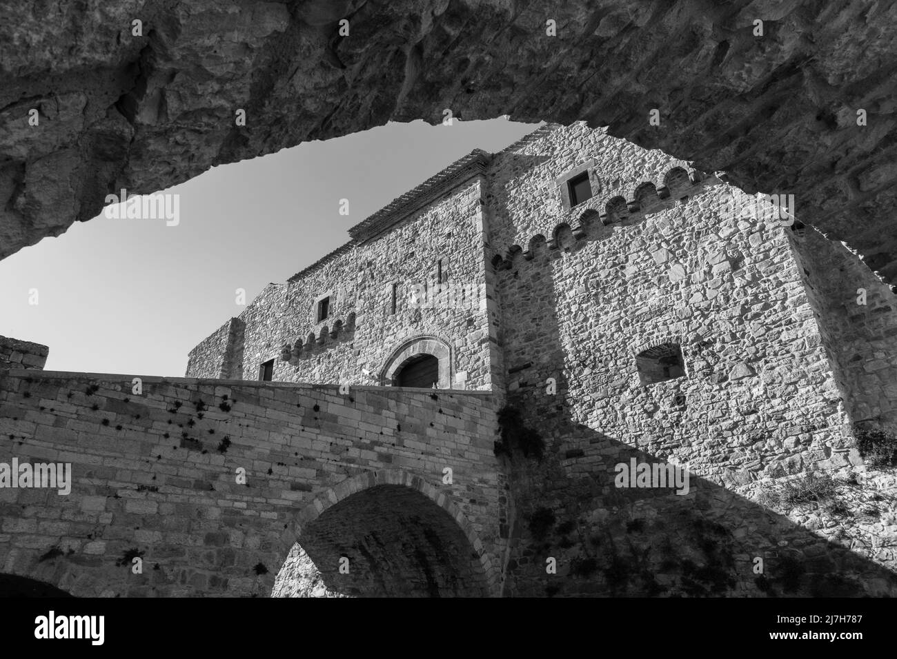 Civitacampomarano, Molise. The castle Stock Photo - Alamy