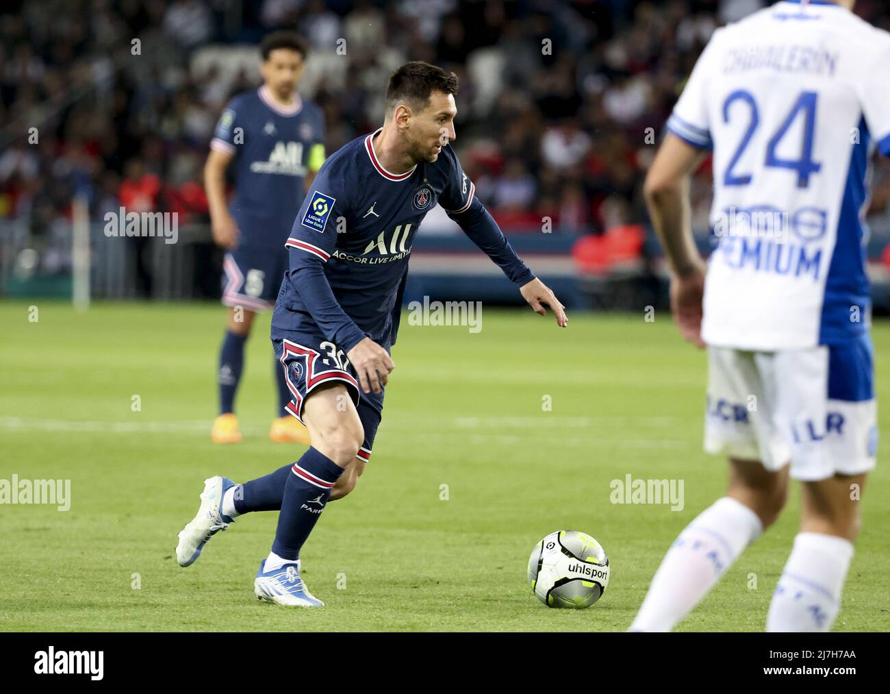 Lionel Messi of PSG during the French championship Ligue 1 football ...