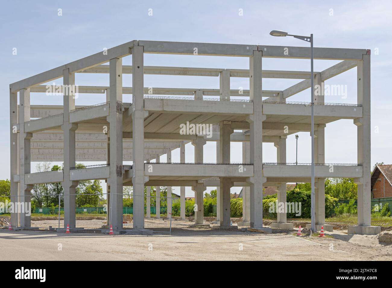 Precast Modular Concrete Construction Building Warehouse Structure ...
