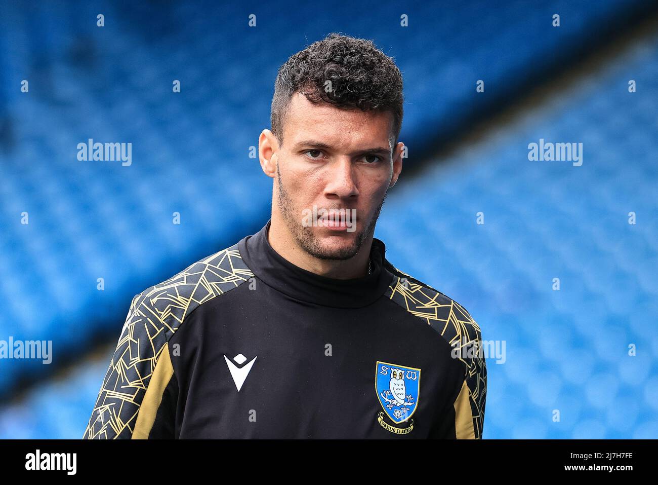 Marvin Johnson #18 of Sheffield Wednesday arrives at Hillsborough Stock ...
