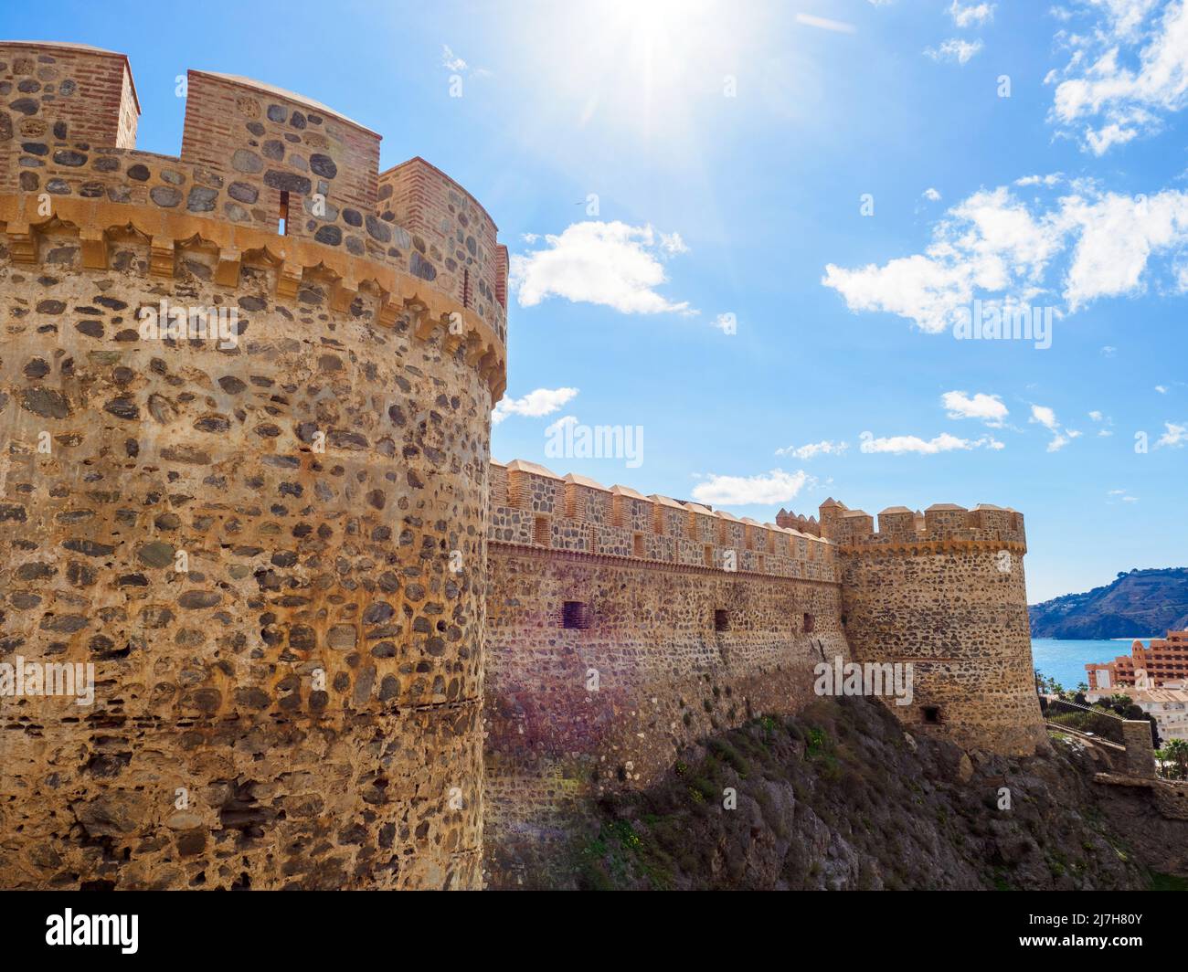 Castillo de San Miguel (Castle of San Miguel) in Almunecar - Granada ...
