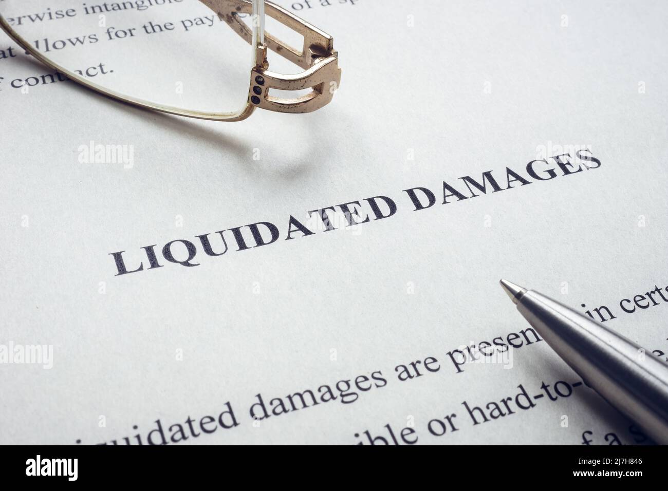 Liquidated damages hi-res stock photography and images - Alamy