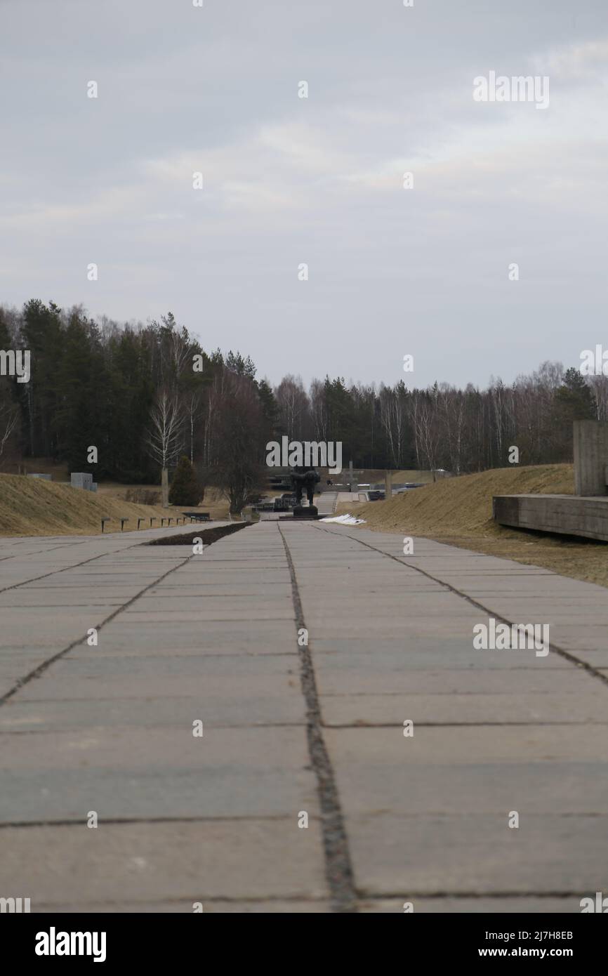Khatyn Memorial Complex in Khatyn, Belarus, where in March1943 a ...