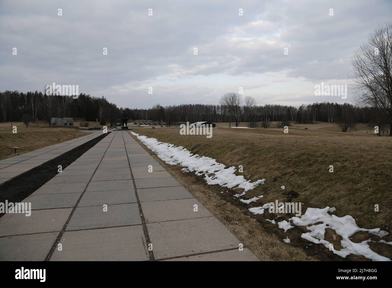 Khatyn Memorial Complex in Khatyn, Belarus, where in March1943 a ...