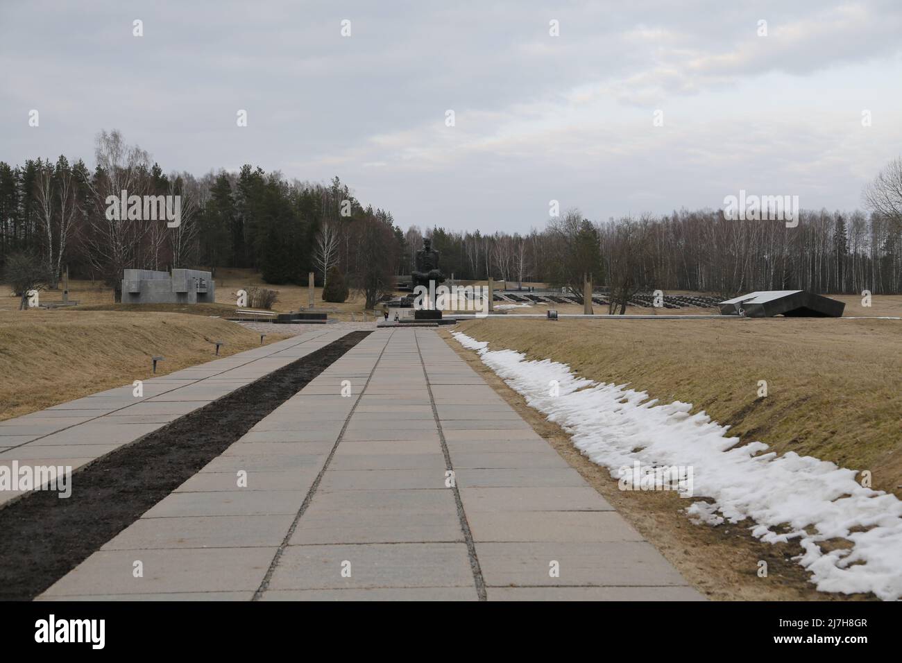 Khatyn Memorial Complex in Khatyn, Belarus, where in March1943 a ...