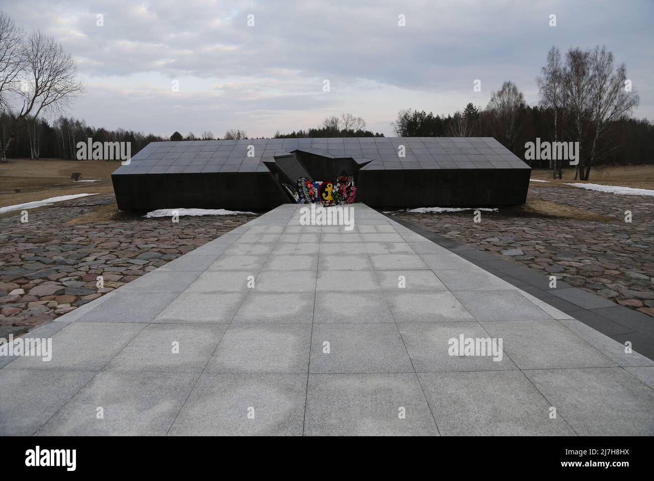 Khatyn Memorial Complex in Khatyn, Belarus, where in March1943 a ...