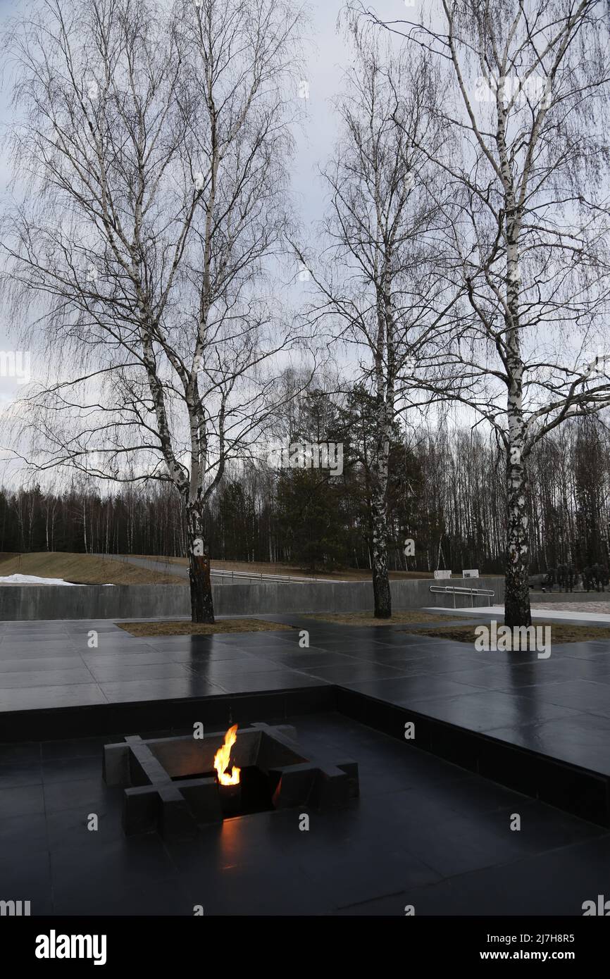 Khatyn Memorial Complex in Khatyn, Belarus, where in March1943 a ...