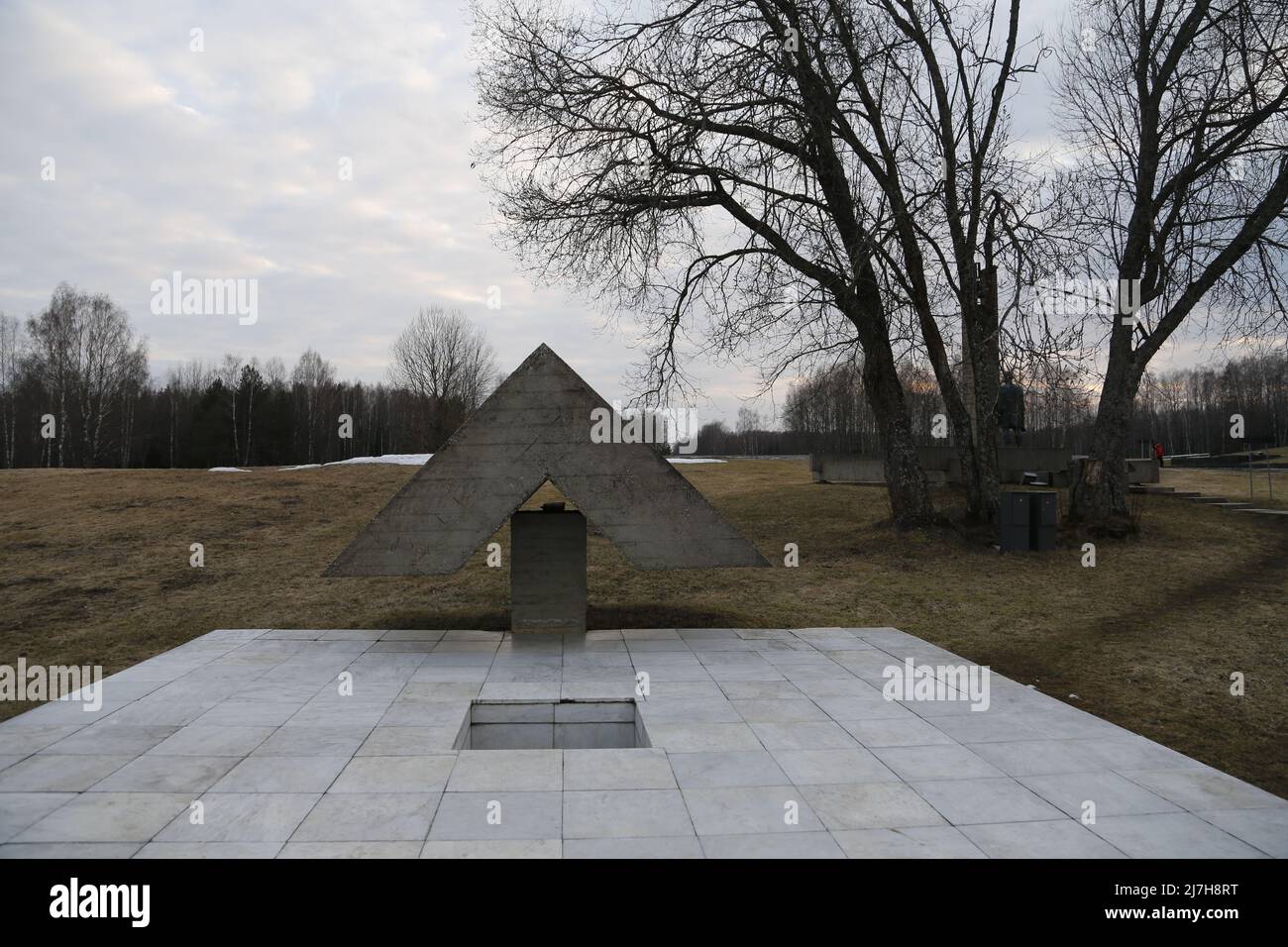 Khatyn Memorial Complex in Khatyn, Belarus, where in March1943 a ...