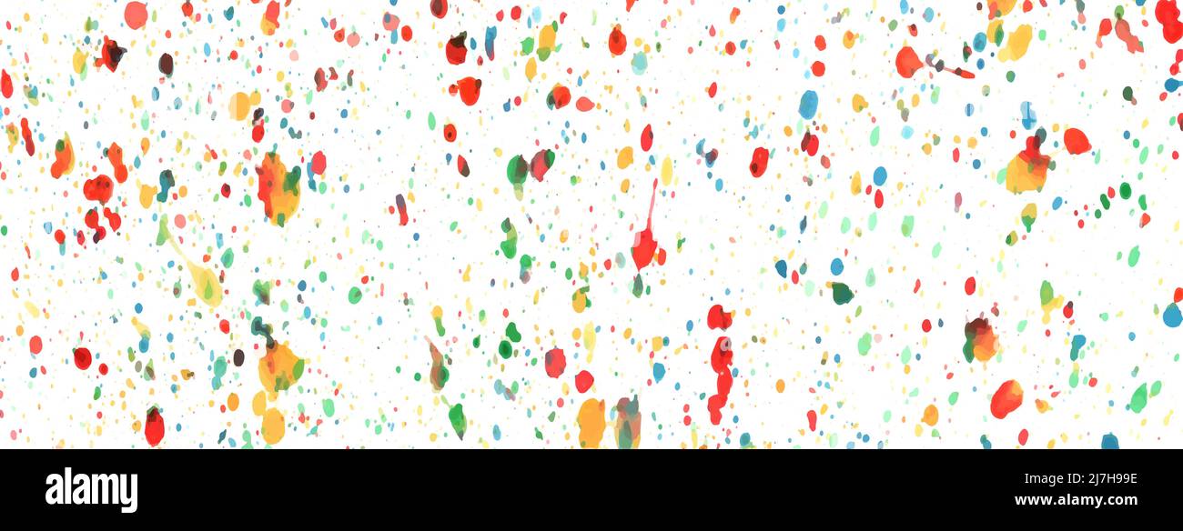 Abstract pattern of multicolored blots for texture, textiles, packaging ...