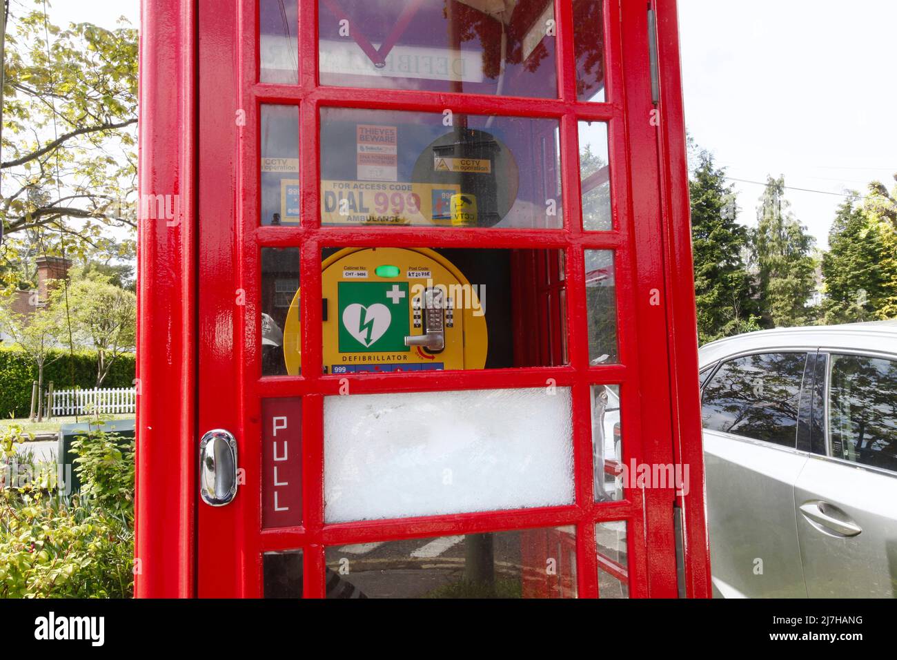 Smart use of an old and iconic British telephone box - (Walton on the ...