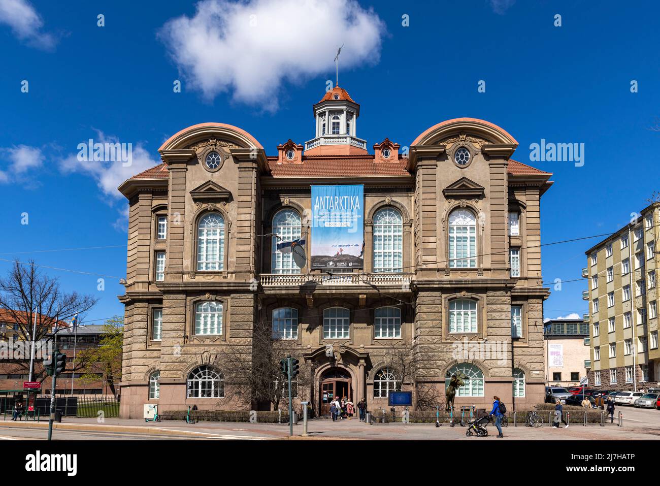 Museum of Natural History in Helsinki on a bright spring day Stock ...