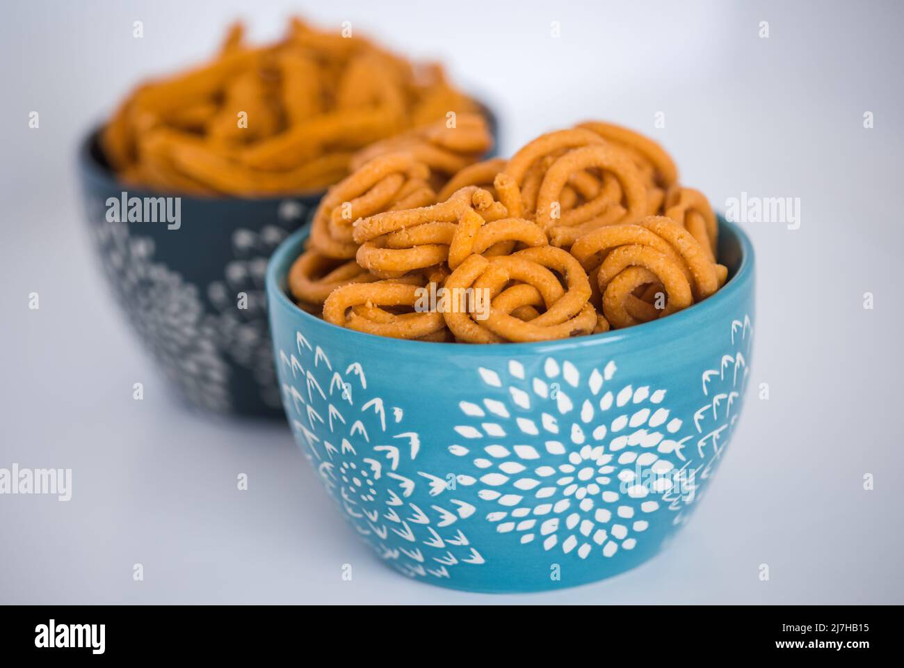 Murruku (aka Chakli) a south Indian fried snack made from rice flour ...