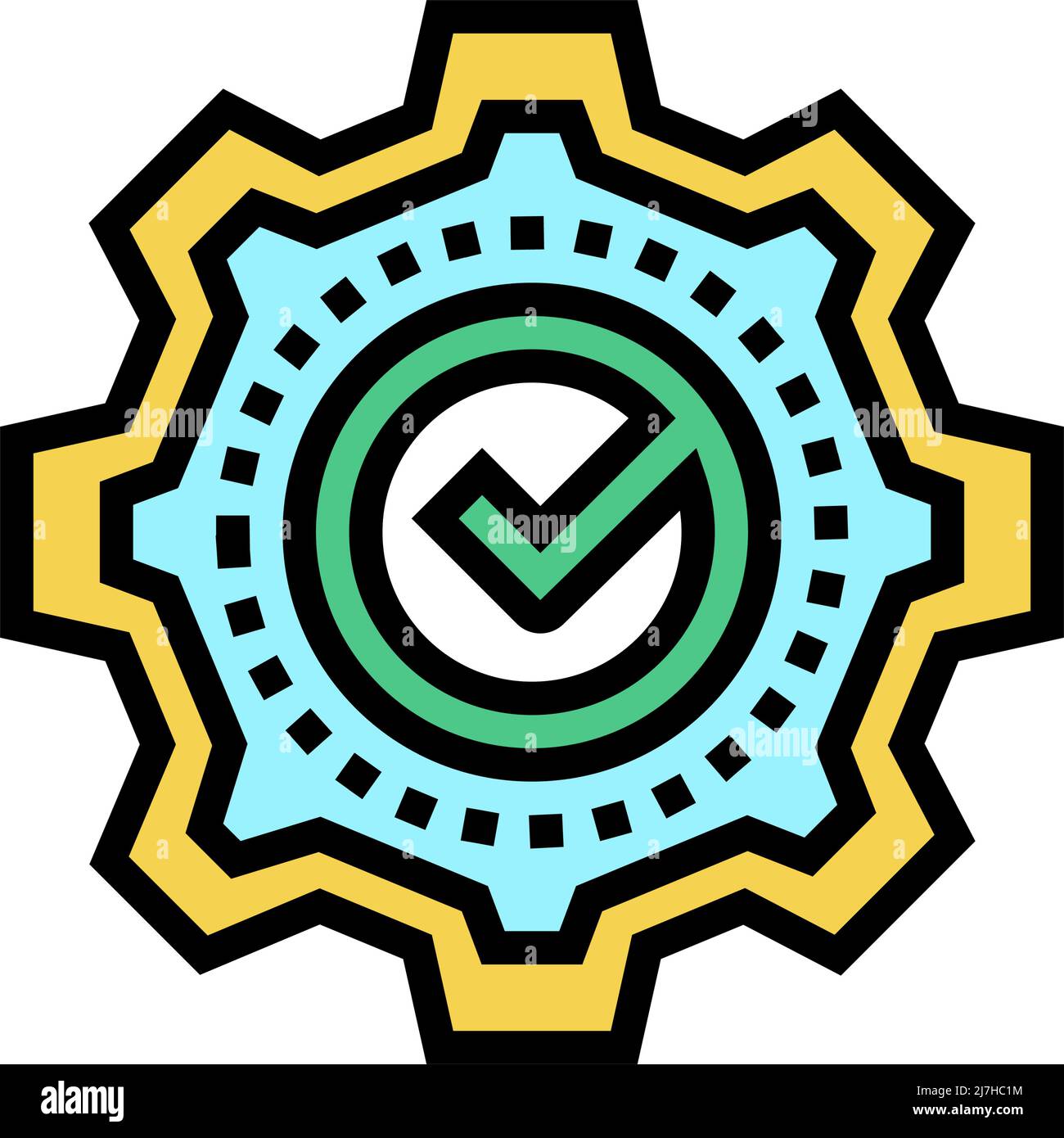 service quality color icon vector illustration Stock Vector Image & Art ...