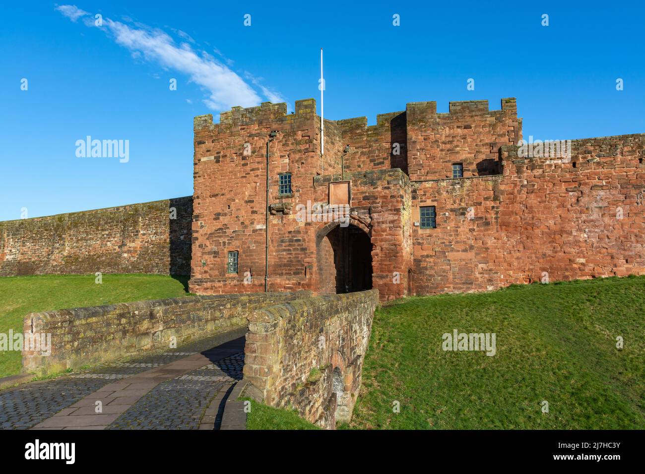 Carlisle Castle, at over 900 years old, has been home to many ...