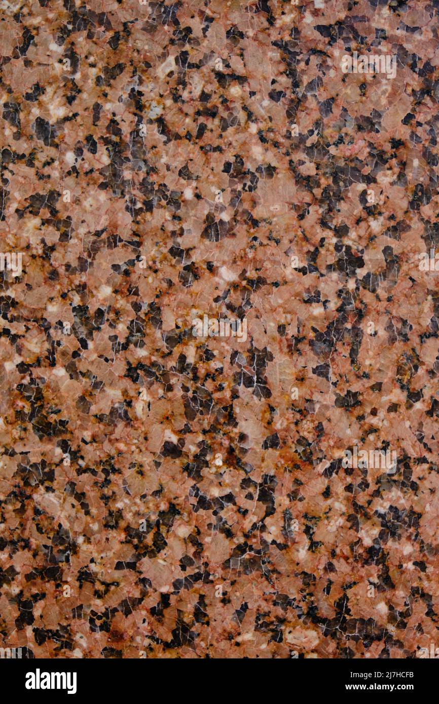 Background and texture granite stone with black inclusions Stock Photo ...