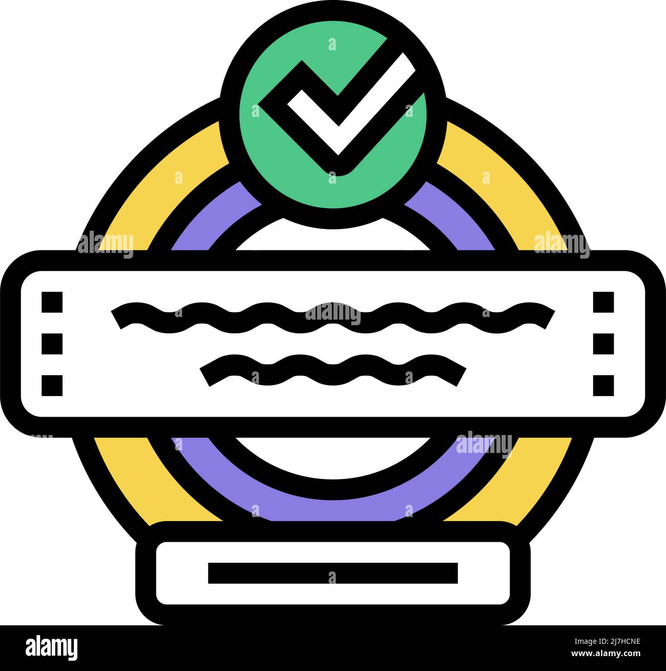 guarantee quality color icon vector illustration Stock Vector Image ...